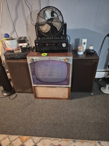 1956 Vintage Atomic MCM Zenith Television Set | eBay