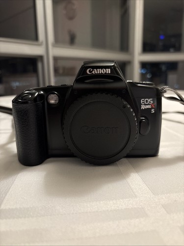 Canon EOS Rebel X S 35mm SLR Film Camera with Strap For Parts Or Repair ...