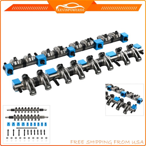 1.6 Ratio Stainless Steel Roller Rocker Arm Shafts For Mopar Chrysler ...