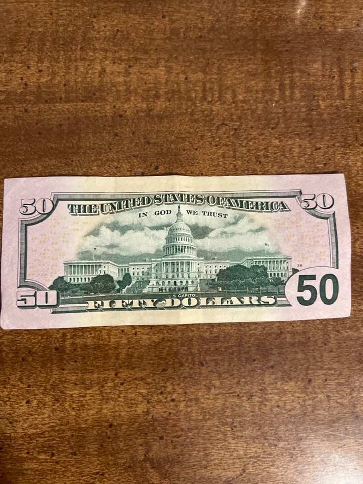 $50 Dollar Star Note Bill 2017A Low Print Count Low Serial Number | eBay