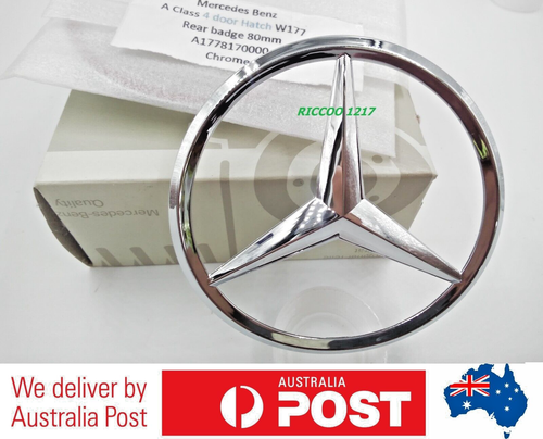badge for Mercedes Benz A class rear W177 hatch A1778170100 80mm W177 ...