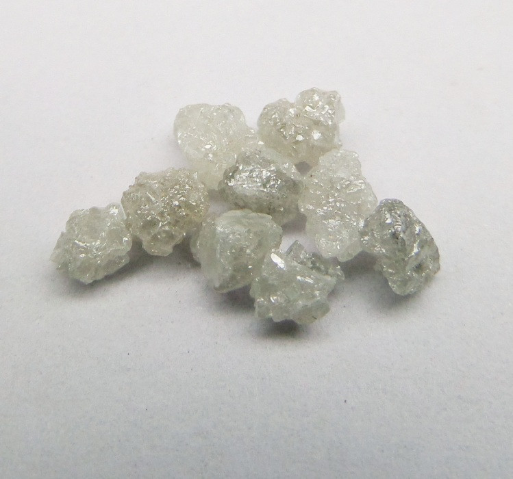 100 cts lot natural loose white Raw diamonds, White Uncut Rough Diamond ...