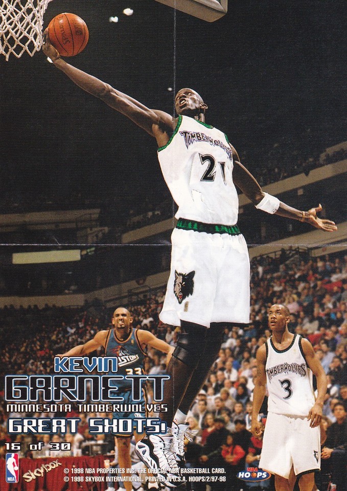 1997-98 Skybox Hoops GREAT SHOTS Mini Posters SET (30) Kobe-Iverson ...