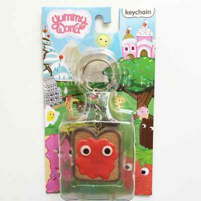 Kidrobot Yummy Picnic Breakfast Keychain Zipper Pull - Toast with ...