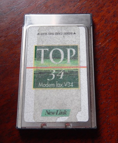 ancienne carte PCMCIA modem fax V34 | eBay