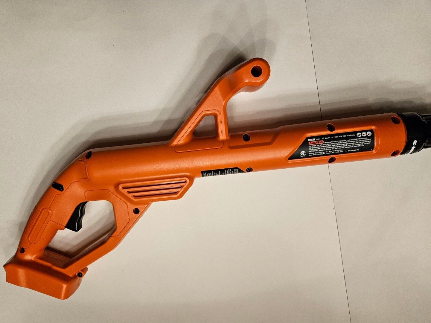 BLACK+DECKER LST201 Black Orange 20V MAX String Trimmer Edger Kit Tool ...