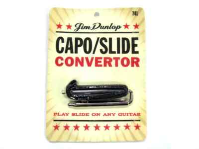 DUNLOP CAPO/SLIDE CONVERTER Raises String Height to Allow Buzz-Free ...
