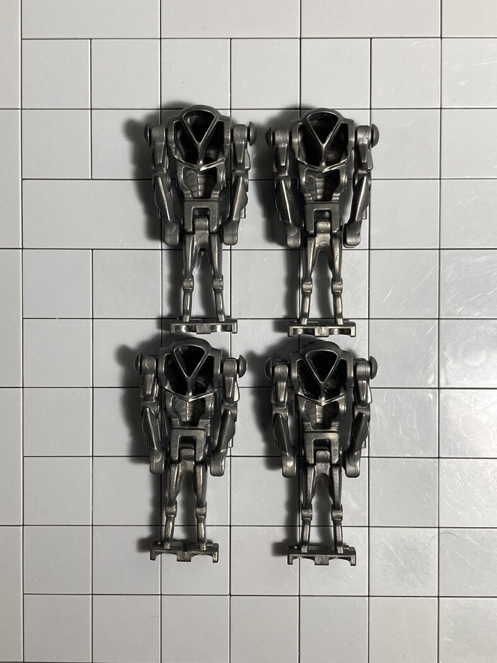 LEGO Minifigure Star Wars Super Battle Droid Blaster Arm Lot Of 4 E3 10 ...