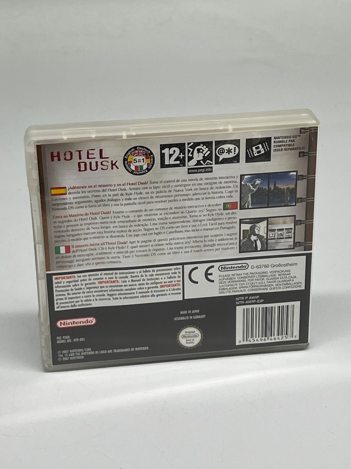 VIDEOGIOCO HOTEL DUSK ROOM 215 NINTENDO DS G1571 | eBay