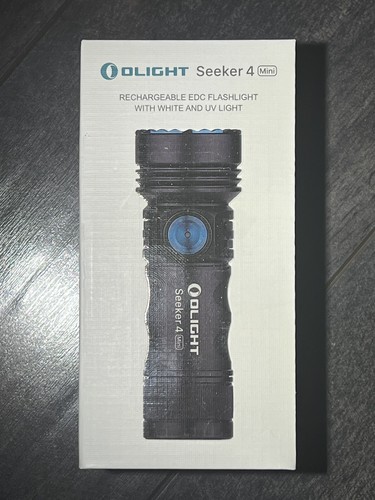 Olight Seeker 4 Mini CW Light W/ UV EDC Small Size Torch Rechargeable ...