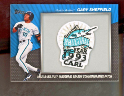 2010 Topps Manufactured Commemorative Patch Gary Sheffield #MCP-32 ...