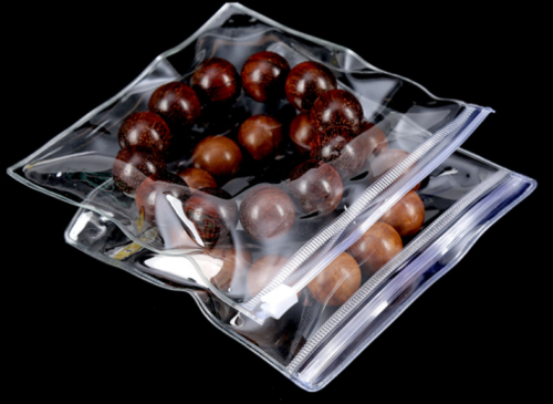 Pack of 100 PVC Clear Plastic Zip Lock Bags Storing Watches Pouch Case ...