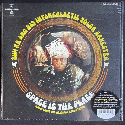 Sun Ra – Space Is The Place – 3 Colored Vinyl LP Box Set, DVD + BluRay ...