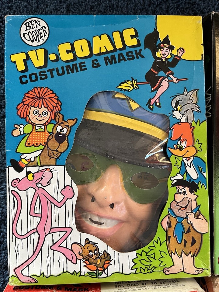 Lot Of 6 Vintage Ben Cooper Costume + Masks (60’s, 70’s, 80’s) | eBay