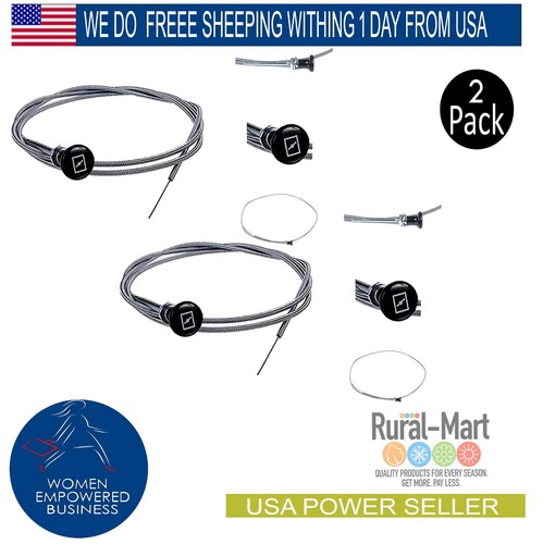 Universal Push Pull Choke cable 63'' inner Conduit 60'' Travel 2-3/4 ...