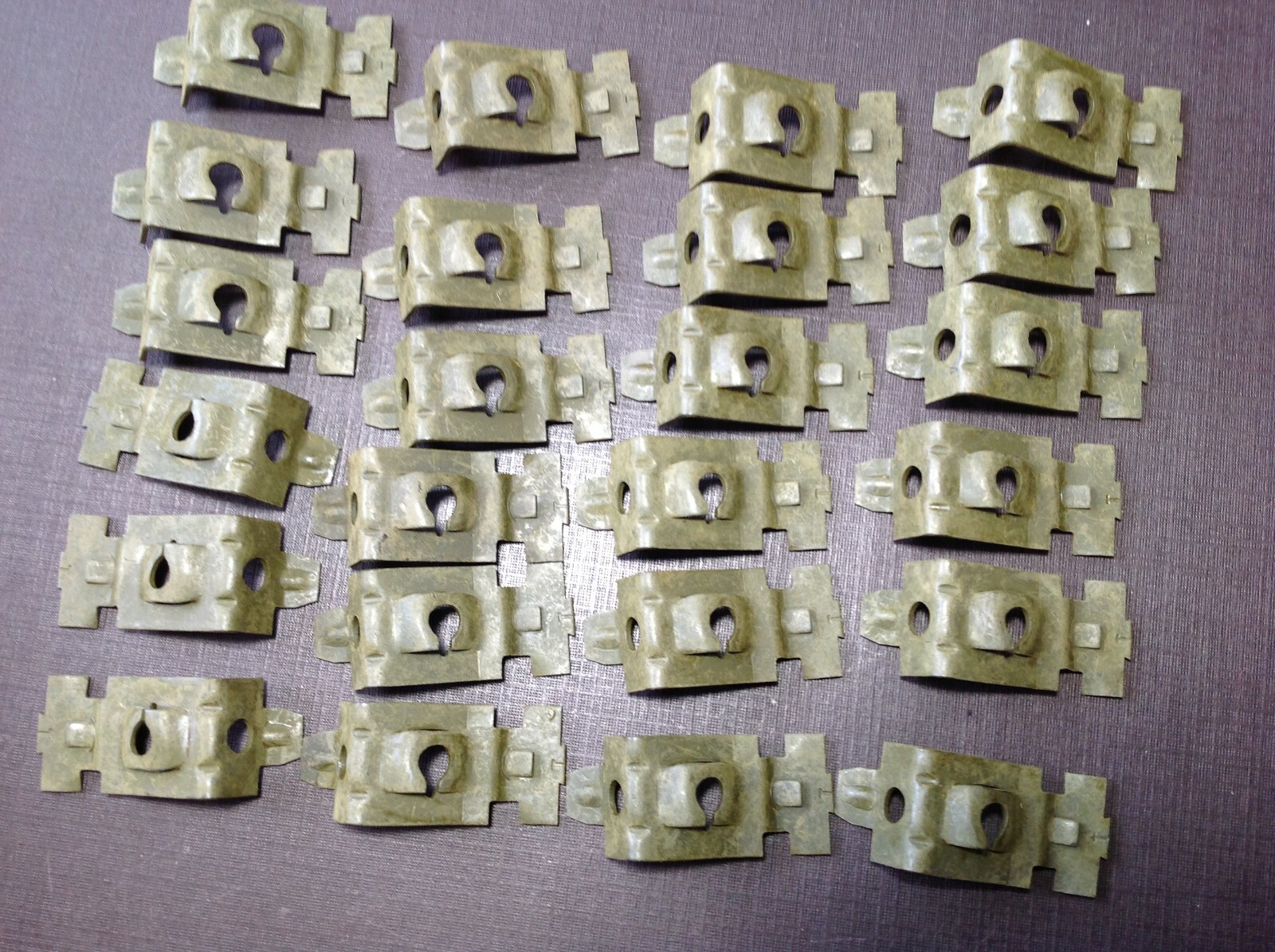 24pc NORS arm rest clips Ford Mustang Falcon Ranchero Mercury Comet BA ...