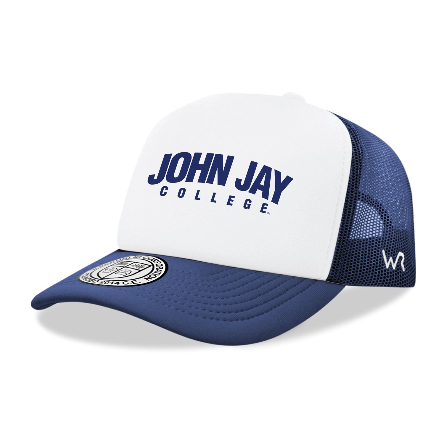 John Jay College Bloodhounds JJC Trucker Mesh Snapback Game Day Hat | eBay