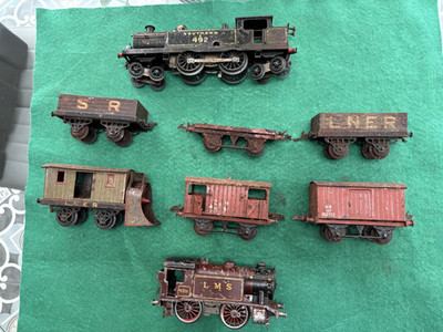 HORNBY CLOCKWORK 0 GAUGE LOCOS AND WAGONS EARLY 4-4-4 LOCOMOTIVE | eBay UK