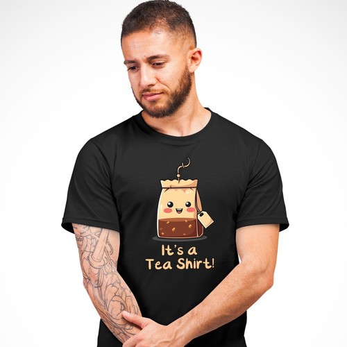 Mens Funny T Shirt with the Humorous Text It’s a Tea Shirt | eBay