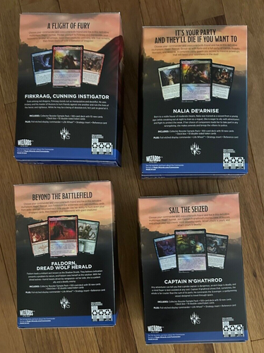 Commander Legend's Battle For Baldur's Gate, MTG Commander Deck Set ...