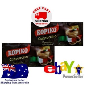 2x Kopiko Cappuccino Choco Granules Instant Coffee Mix 30 sachetsx25g ...