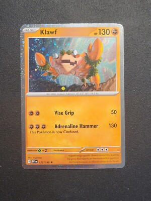 Klawf 122/198 Cosmos Holo COSTCO Promo Pokemon Paldea Evolved | eBay
