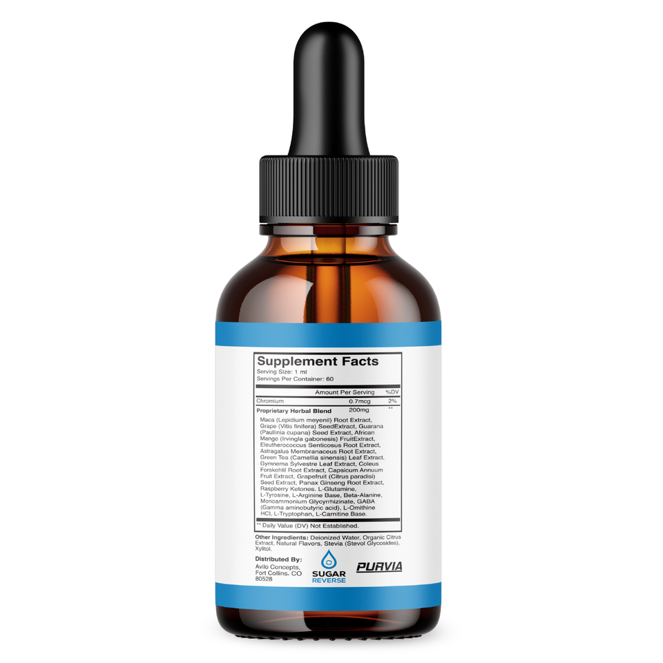 (3 Pack) Sugar Reverse Drops, Sugar Reverse Blood Sugar Liquid Drops ...