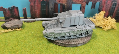 Fv4005 Stage II British Prototype Tank Destroyer WOT Model Kit 1/87 1/ ...
