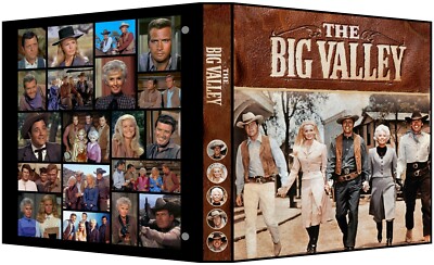 BIG VALLEY Custom 3-Ring Binder Photo Album LEE MAJORS/BRECK/STANWYCK ...