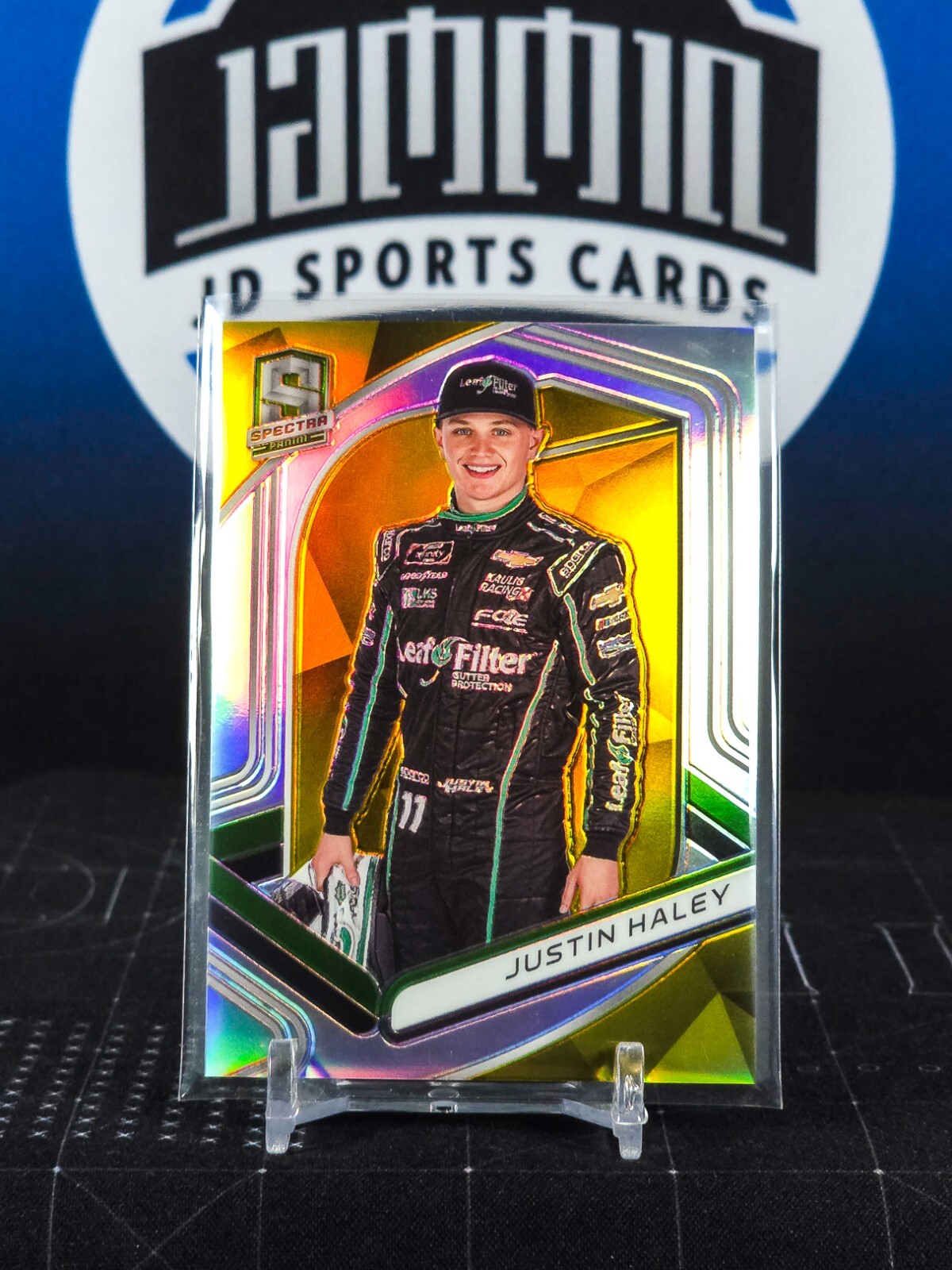 Justin Haley 2020 Chronicles NASCAR #6 Spectra Gold /10 Price Guide ...