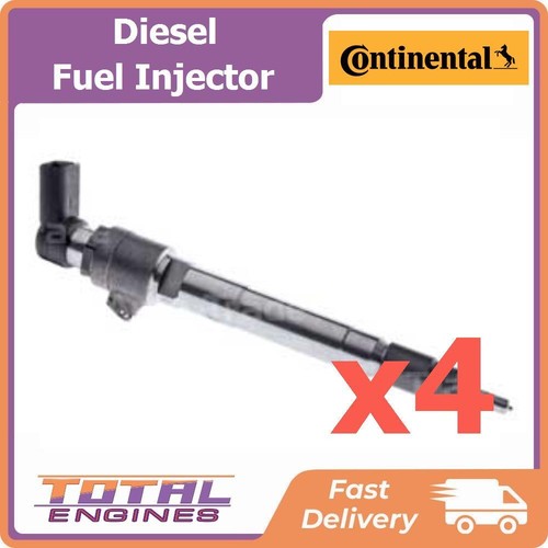 4x Continental Diesel Fuel Injector fits Ford Ranger PX 2.2L 4Cyl P4AT ...