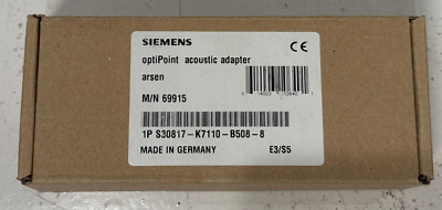 (NEW) SIEMENS OptiPoint Acoustic Adapter 69915 | eBay