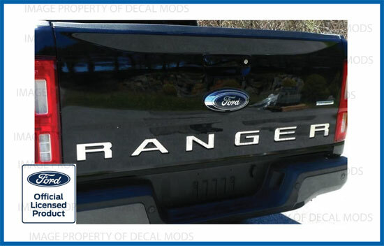 2020 Ford RANGER Tailgate Inserts Decals Letters Indent Stickers ...