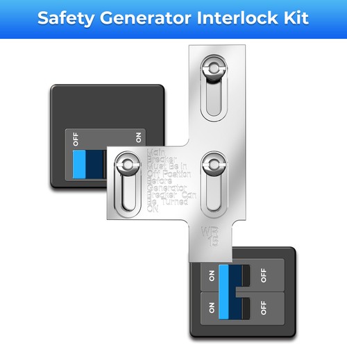 Generator Interlock Kit For Siemens & Murray 200 Amp Panel KTS-15 ...