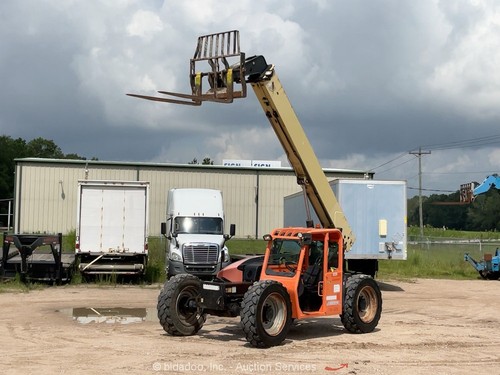 2015 JLG G6-42A 42' 6,000 lbs Telescopic Reach Forklift Telehandler Aux ...