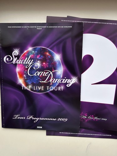 STRICTLY COME DANCING Live Tour 2009 Programme and scorecards | eBay UK