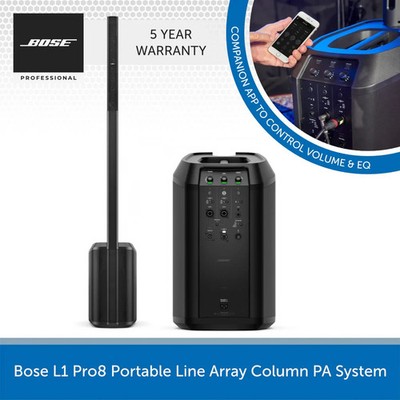 Bose L1 Pro8 Portable Line Array Column PA Speaker System Bluetooth App ...