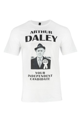 Minder Vote for Arthur Daley Political Campaign Advertising T Shirt ...