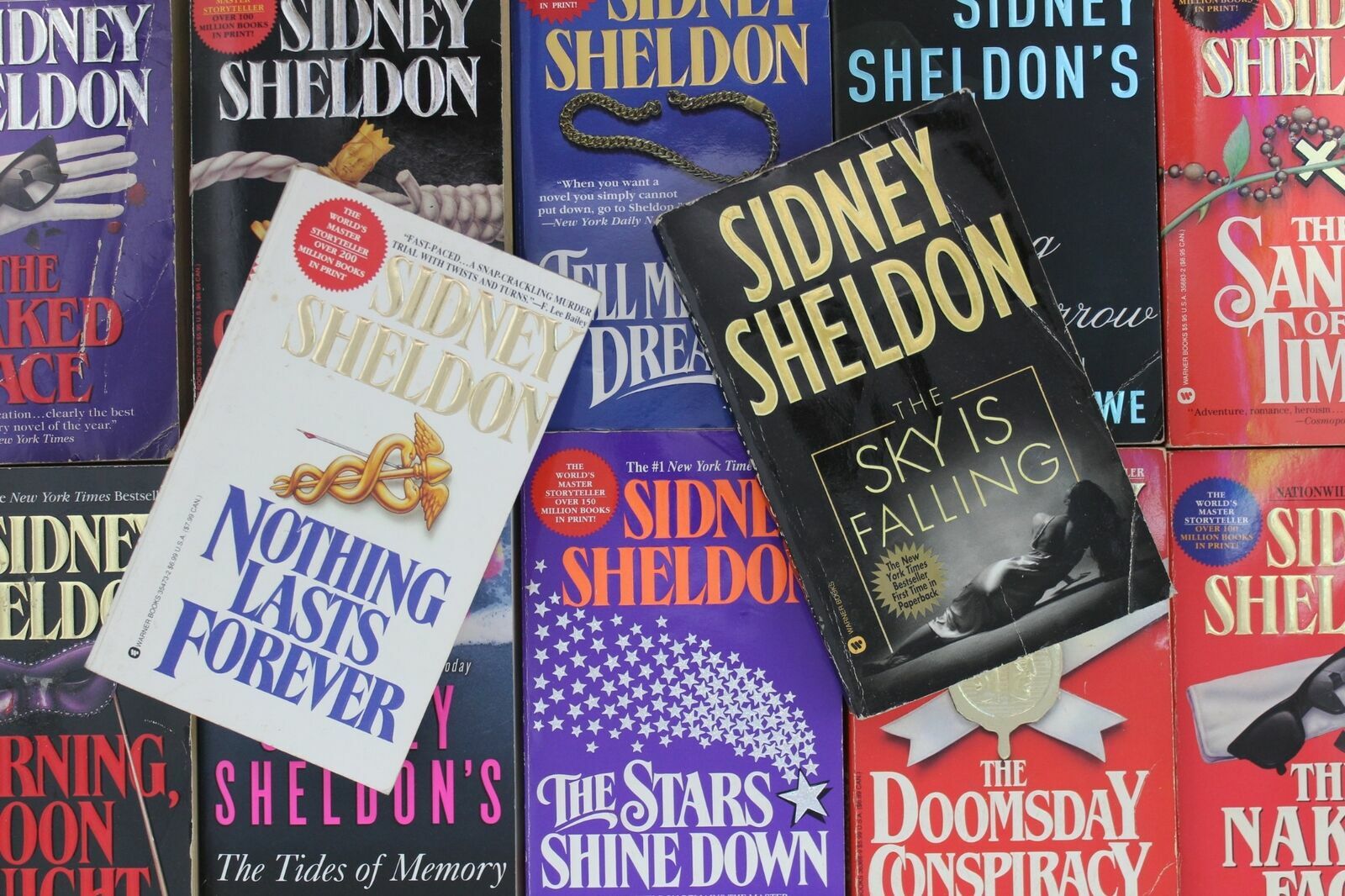 Lot of 10 Sidney Sheldon Thriller Mass Market Paperback Books MIX | eBay