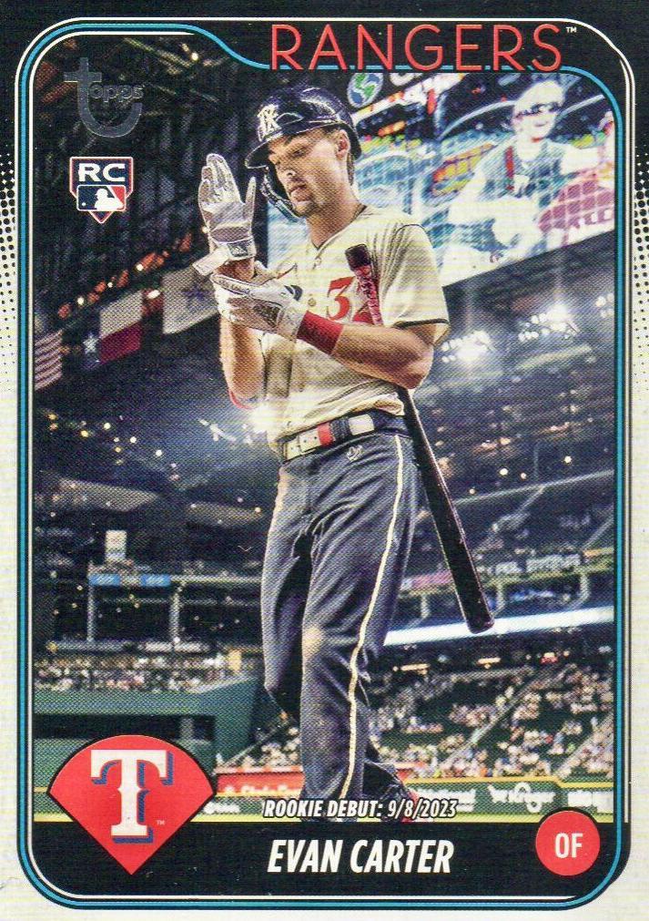 2024 Topps Update Series - Rookie Debut Evan Carter #US58 Vintage Stock ...