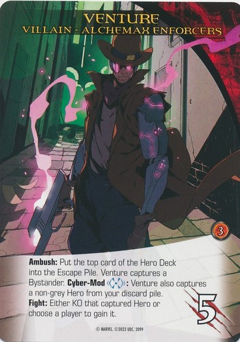 VENTURE Upper Deck Marvel Legendary 2099 VILLAIN ALCHEMAX ENFORCERS | eBay