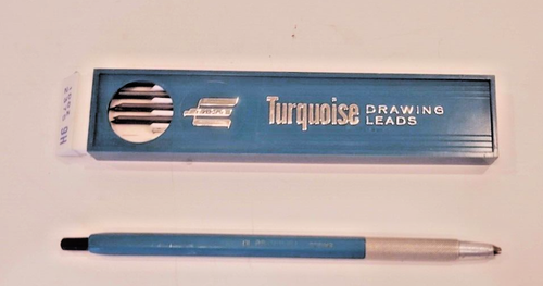 Eagle Turquoise 10 Vintage Aluminum Drafting Pencil Lead Holder Extra ...