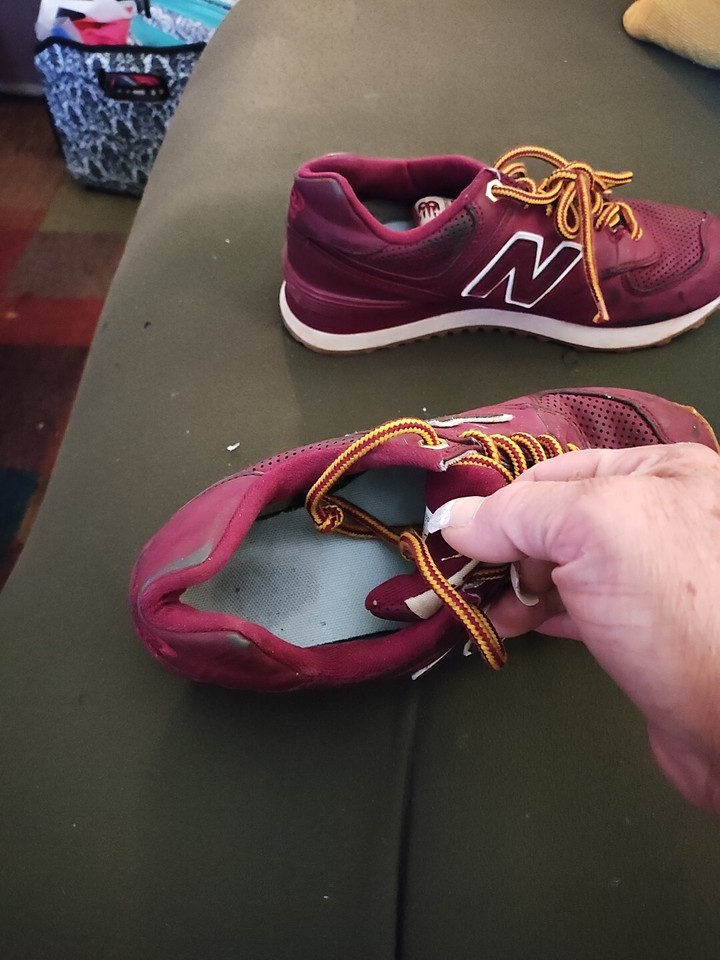 US10 New Balance Low Cut Sneakers/Brd/Suede/Ml574Hra | eBay