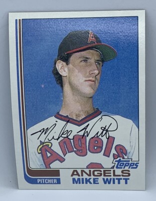1982 Topps Baseball Mike Witt Angels #744 RC NM/MT or Better | eBay