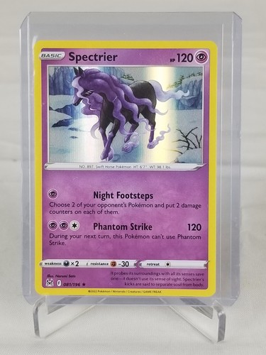 Spectrier Foil #81 Pokemon Card 2022 | eBay