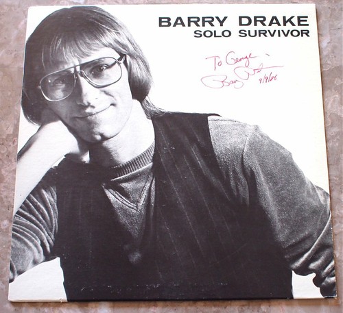 Barry Drake Solo Survivor 1982 LP Vinyl NM- Nice SIGNED CMR-1001 ...