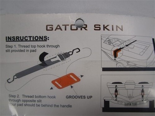 GATOR TUFF 2 PAD ORANGE SAFEGUARD CUSHION SKIN SET OF (3) MARINE BOAT ...