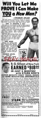 1952 Advert CHARLES ATLAS Bodybuilding Course (3) Vintage Original ...