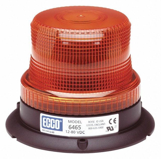 ECCO Amber Safety Beacon Flashing Light No. 6465A for sale online | eBay
