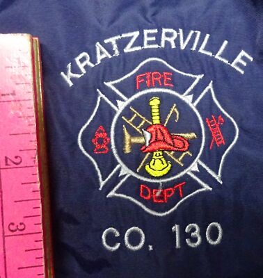 ** VINTAGE Heavier JACKET - TRI-MOUNTAIN Brand - KRATZERVILE Fire Dept ...